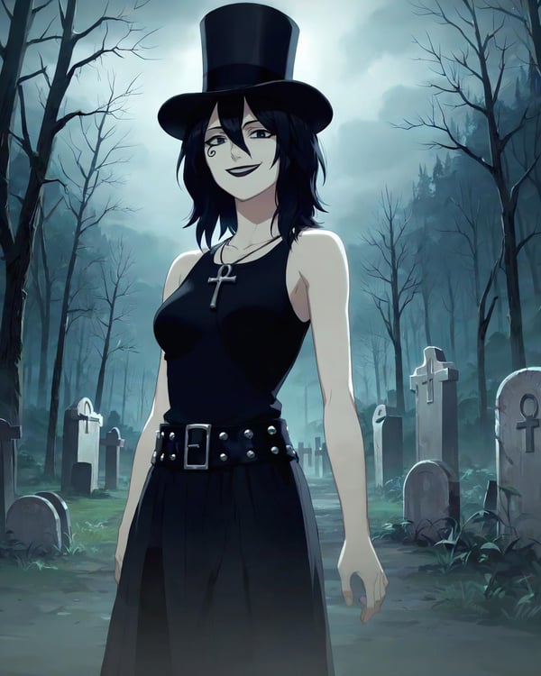 Death | Sandman comics - v1.0 | image created by Bial | Tensor.Art