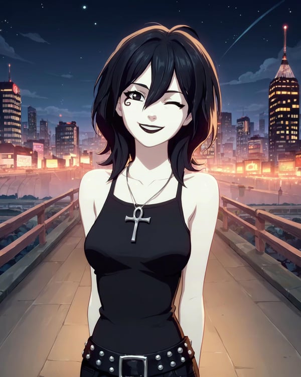 Death | Sandman comics - v1.0 | image created by Bial | Tensor.Art