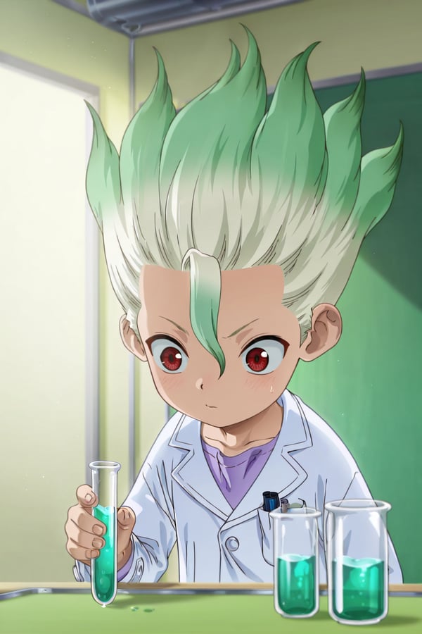 Young Senku Ishigami - Dr. Stone [Commission] - illu | image created by ...