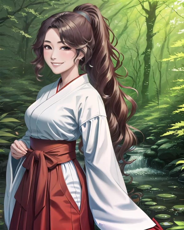 Miko Shrine Maiden Clothes | Tensor.Art | Tensor.Art