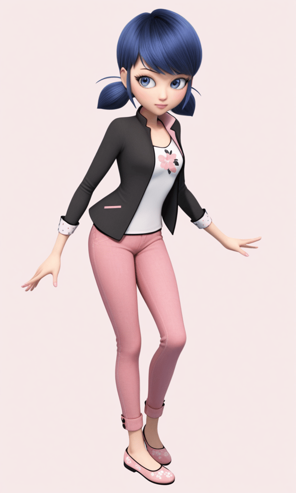 [ANIMAGINE/WAI-ILLUSTRIOUS] Marinette (3D Style) - Animagine Render ...
