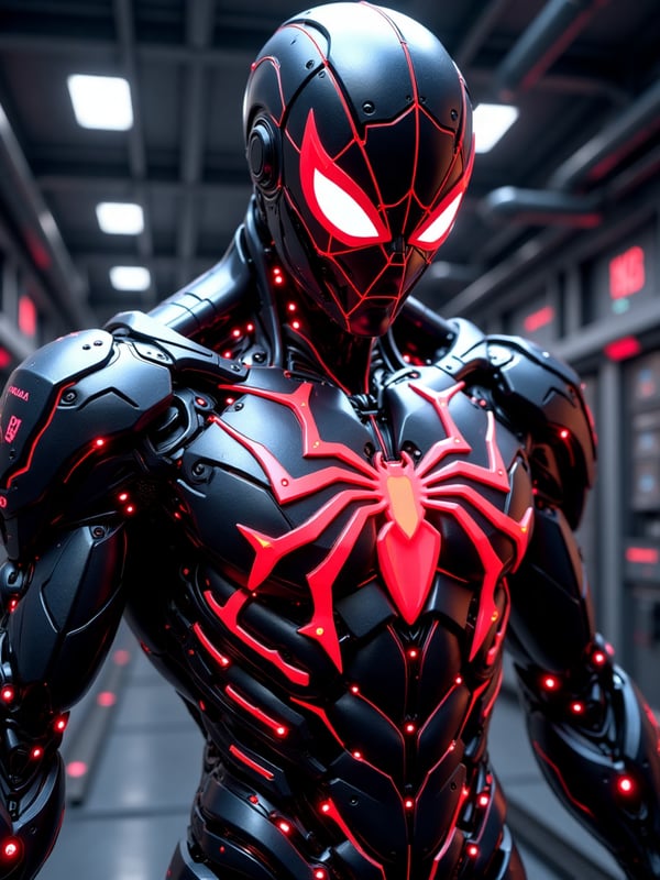 Cyborg Spiderman - Red Armor by ZRX | Tensor.Art | Tensor.Art