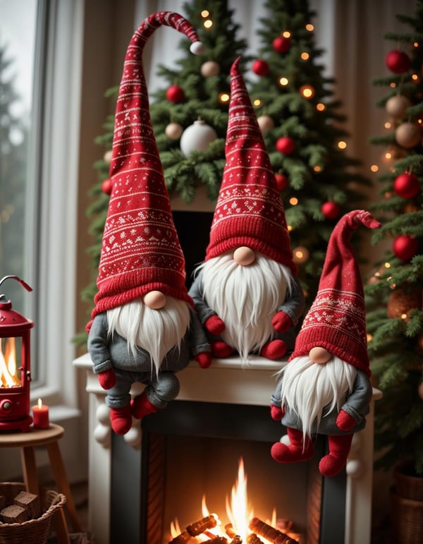 Festive Gnome with Covered Face - Tomte - Nisse - SD 1.5 | Stable ...