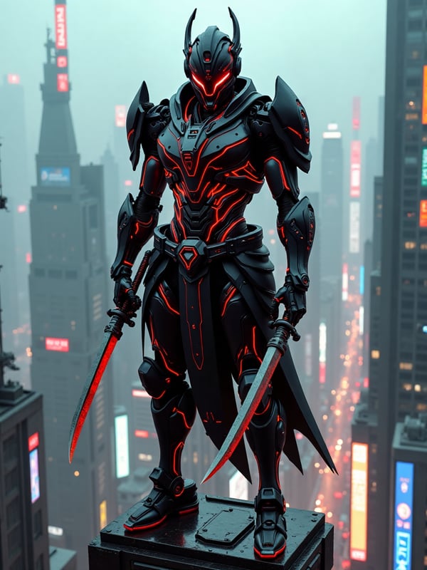 Cyborg Ninja - V2 | image created by Zera | Tensor.Art