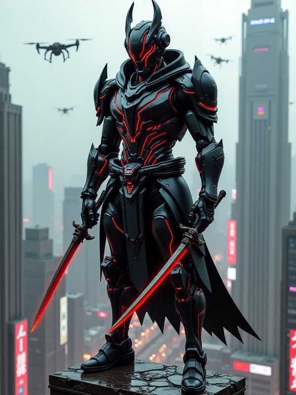 Cyborg Ninja - V3 by ZRX | image created by Zera | Tensor.Art