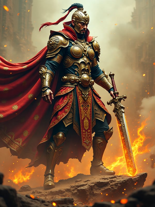 Mighty Warrior - V1 | image created by Zera | Tensor.Art