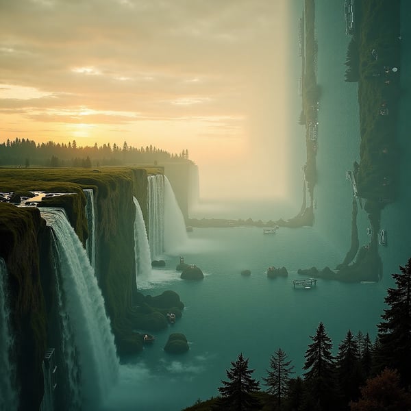 Mind Bending Landscape - Distortion | FLUX - LYCORIS | Tensor.Art