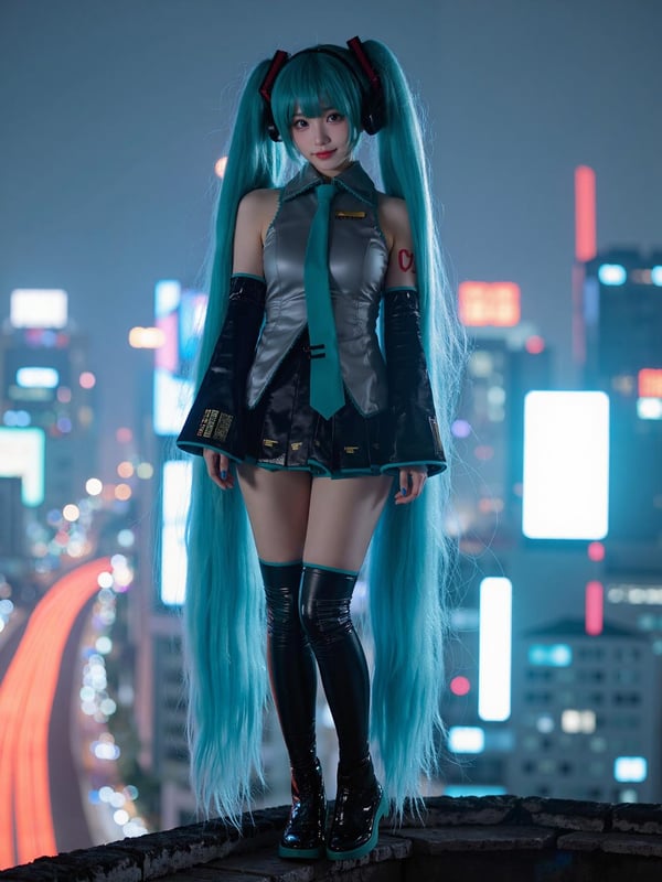[Flux.1 D][Realistic] Hatsune Miku cosplay... | Tensor.Art | Tensor.Art