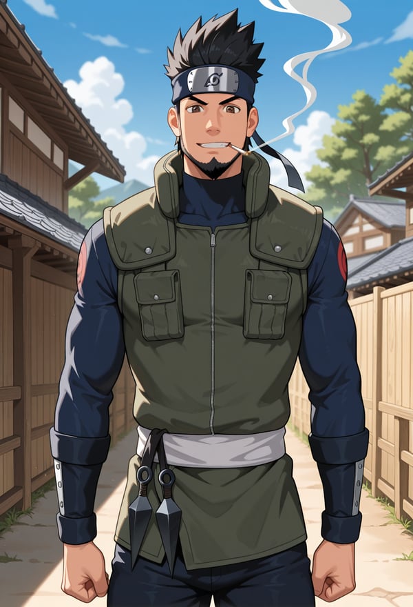 Asuma Sarutobi - Naruto - Ills Vs | Stable Diffusion Model - LORA on ...