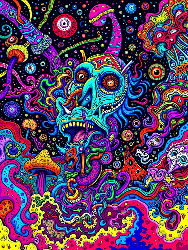 Psychedelic - Abstraction 2D - Free AI Model | Tensor.Art | Tensor.Art