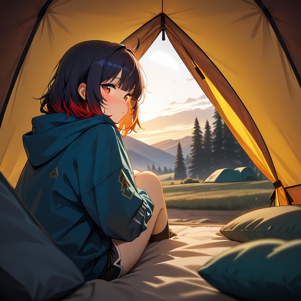Tent Interior - Illustrious - Free AI Model | Tensor.Art | Tensor.Art