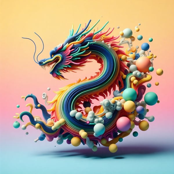 Abstract Animal Kingdom - Dragon | FLUX - LORA | Tensor.Art