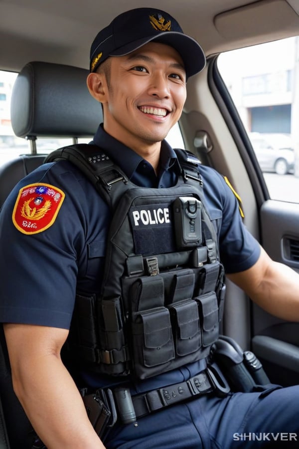 Male Taiwanese Police Uniform - XL v1.0 | image created by Hanneken0130 ...