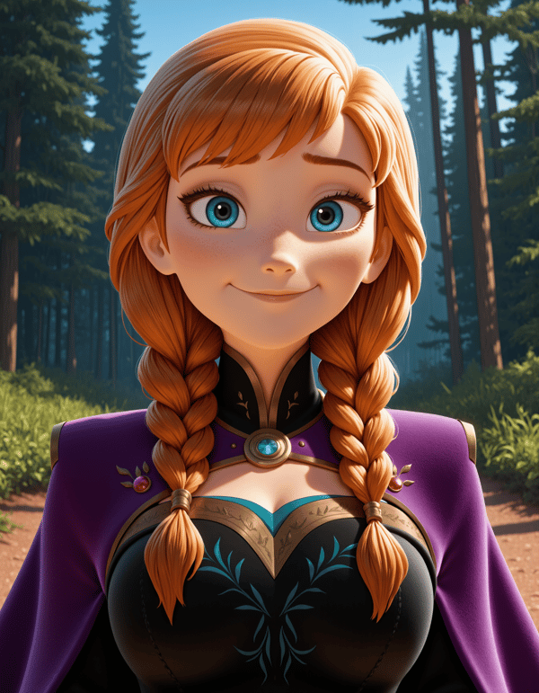 Frozen - Anna - v1.0 - Free AI LORA Download | Tensor.Art | Tensor.Art