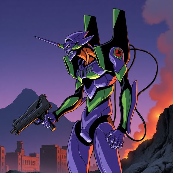 EK-Evangelion Eva 01 [Flux] - 1.0 | Tensor.Art | Tensor.Art