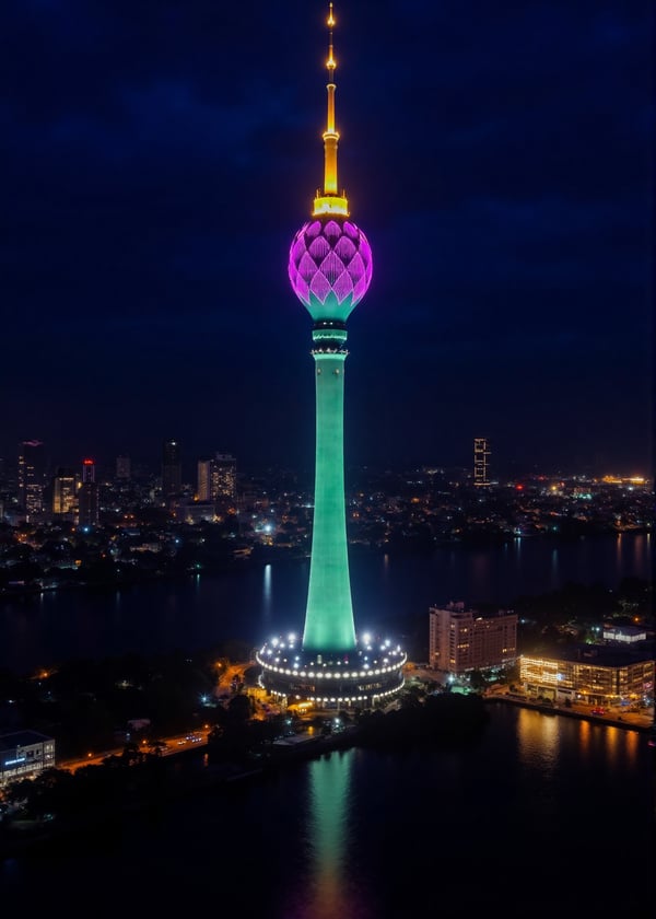 Lotus Tower Colombo - V.01 | image created by unprofessional_guy ...