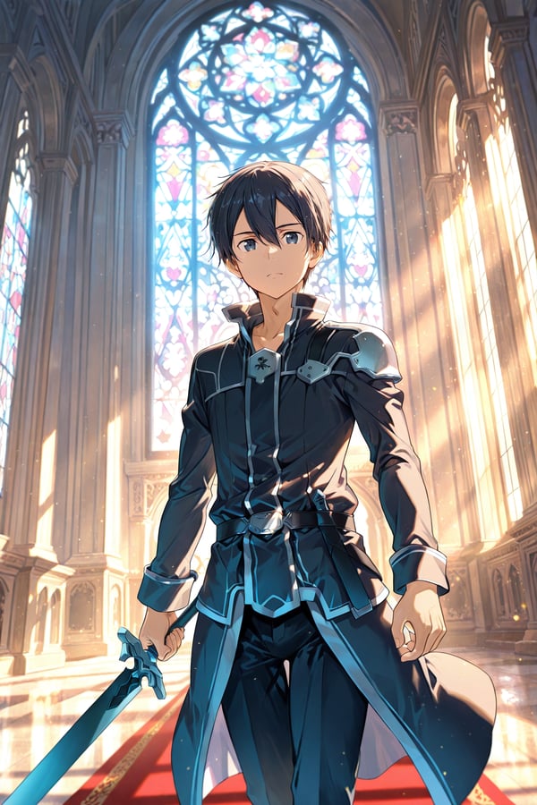 Sword Art Online - Kirito | image created by Aeyul | Tensor.Art
