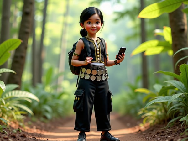 Atizah girl - SABAH BORNEO | FLUX - LYCORIS | Tensor.Art