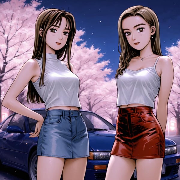 Mako & Sayuki - Initial D Arcade | Tensor.Art | Tensor.Art