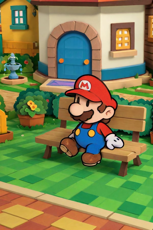 Paper Mario: Sticker Star - Game Style | Tensor.Art | Tensor.Art