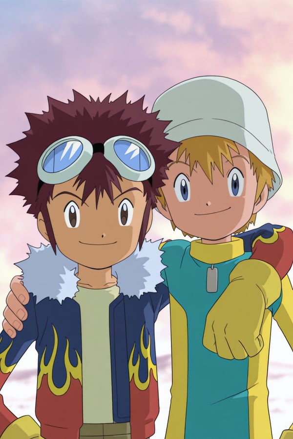 Davis & TK - Digimon Adventure 02... | Tensor.Art | Tensor.Art
