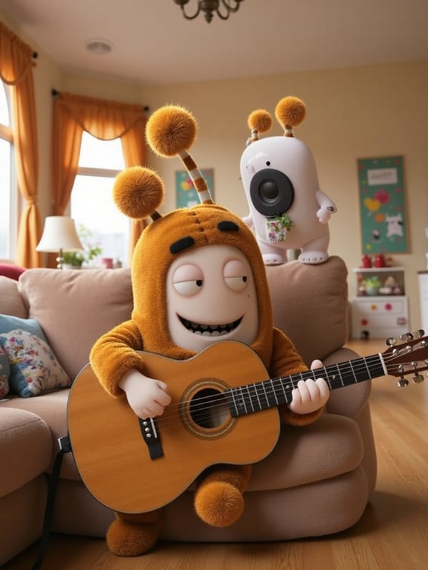 Brown Oddbods Cartoon Realistic - V1 | Tensor.Art | Tensor.Art
