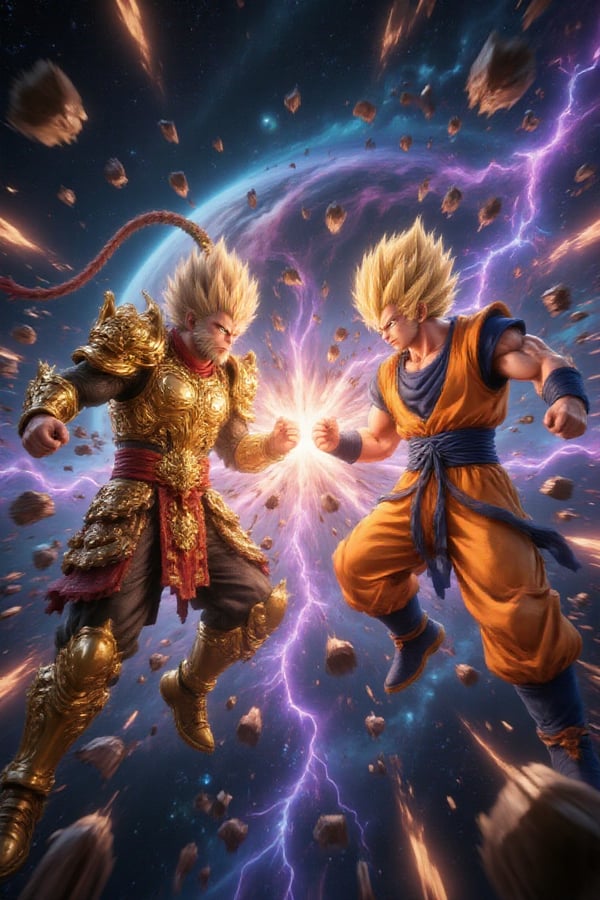 Mythical Clash: Goku vs Sun Wukong | JoeArt - 2025-05-26 01:53:47 ...