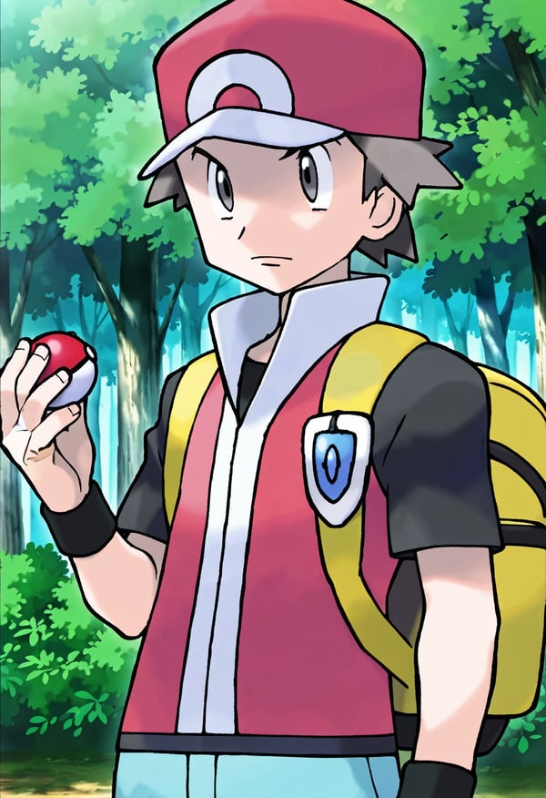Red (Pokémon Fire Red & Leaf Green) - Red | image created by Yoigo ...