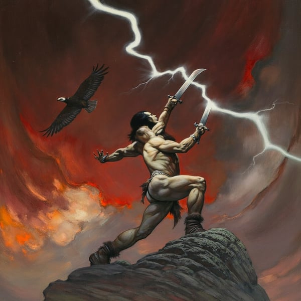 Frank Frazetta P1 1024CapF16C5 2025-06-12... | Tensor.Art | Tensor.Art
