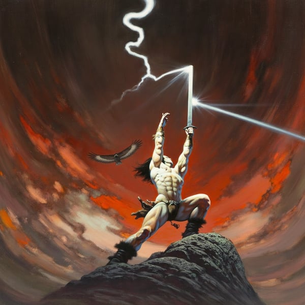 Frank Frazetta P1 1024CapF16C5 2025-06-12... | Tensor.Art | Tensor.Art