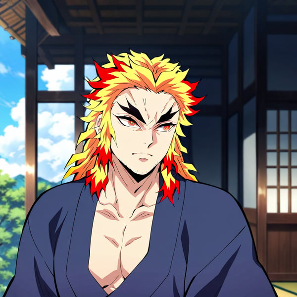 Shinjuro Rengoku | Kimetsu no Yaiba - V.1 | Tensor.Art | Tensor.Art
