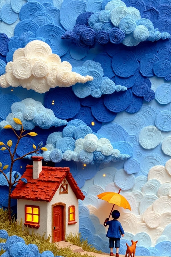 Blue handicraft art - 1 | image created by 五彦祖 | Tensor.Art