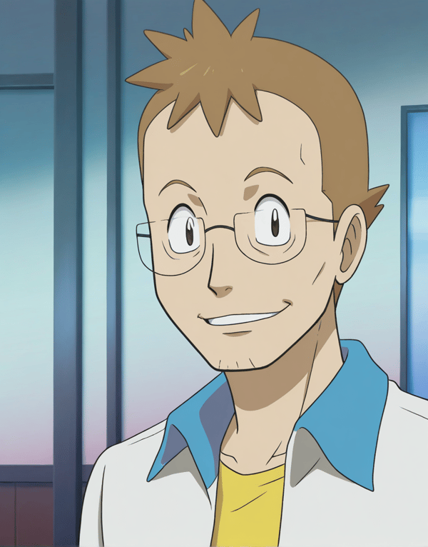Professor Elm (Pokemon gold and silver) - Illustrious | Stable ...