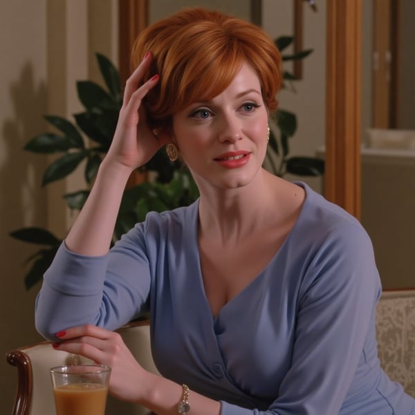 Christina Hendrickson FLUX/BigLustXL - Joan Holloway | image created by ...