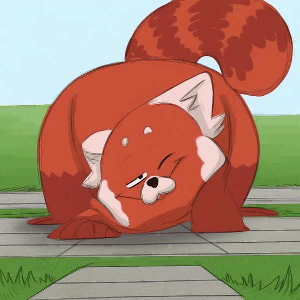 Turning Red - Meilin Lee's Red Panda Form... | Tensor.Art | Tensor.Art