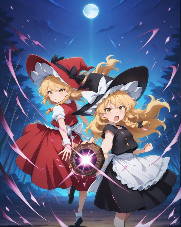 Marisa Kirisame (Touhou Project) & Marisa Witch of Scarlet Dreams ...