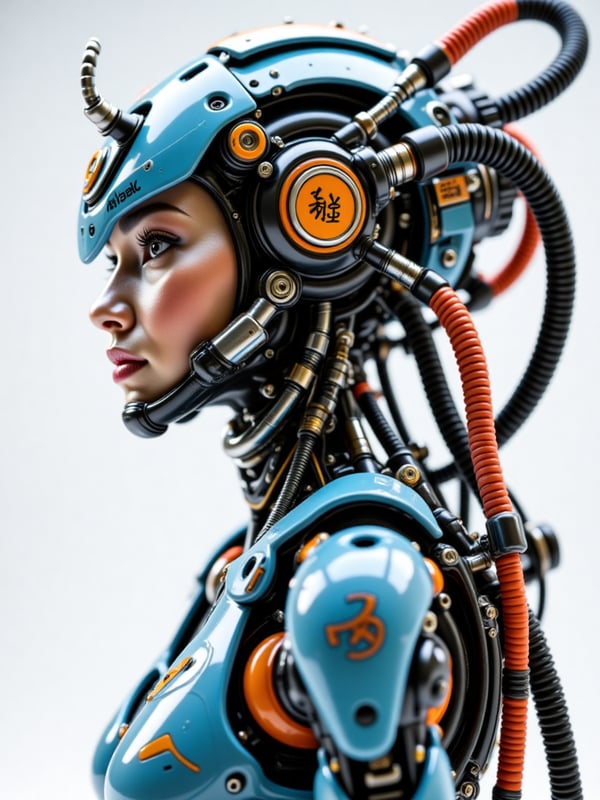 Flux-1 - Cyborg girl | FLUX - LORA | Tensor.Art