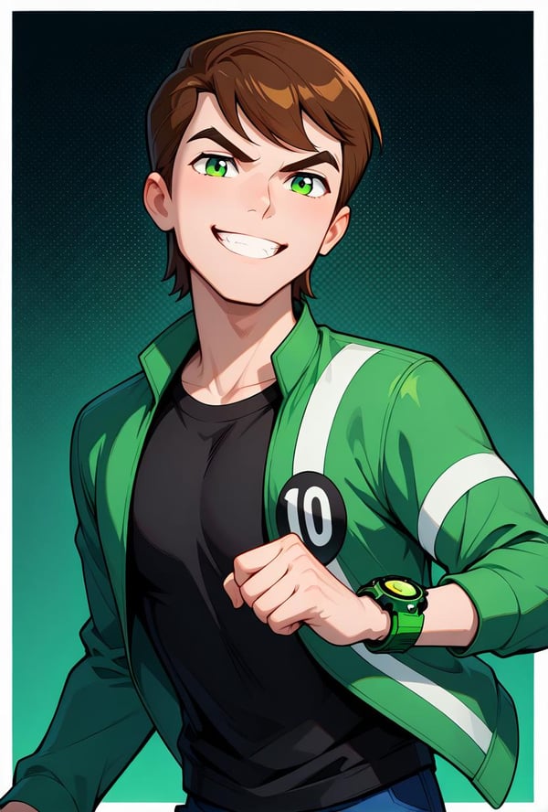 Ben Tennyson + Albedo -- Ben 10 Ultimate... | Tensor.Art | Tensor.Art