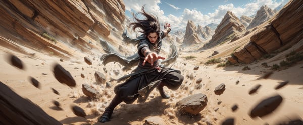 Wuxia Earthshatter Warrior – Dynamic FX | Tensor.Art | Tensor.Art