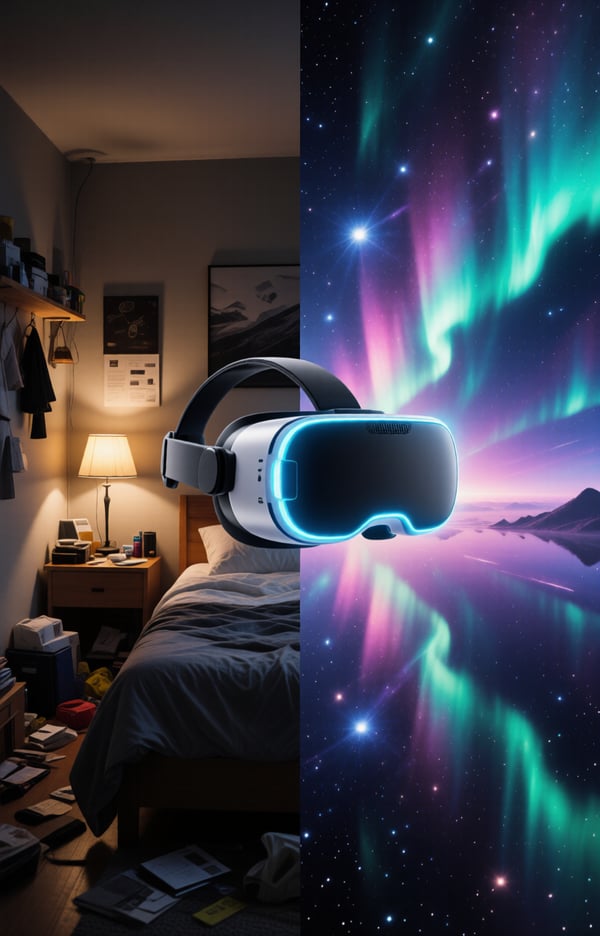 Split Reality Concept Dream vs Reality Advertising - Qwen Image | V1 ...