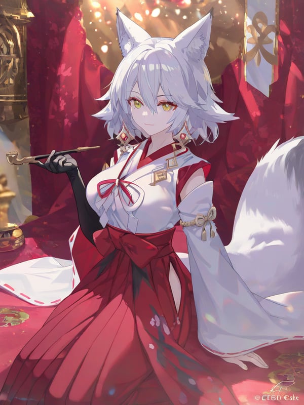 Kitsune Saiguu-(genshin impact)-狐斋宫 | TensorHub Art | TensorHub Art