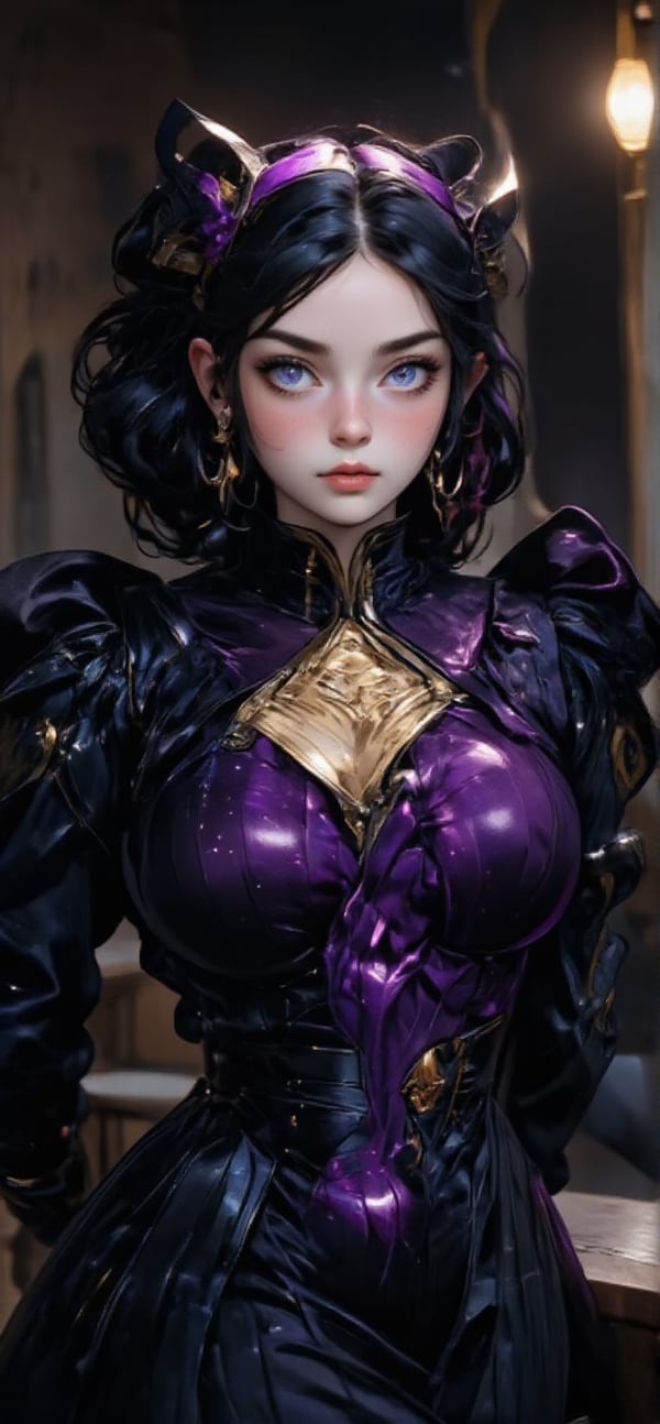 A close-up portrait of a strik | image created by BooAImagery | Tensor.Art