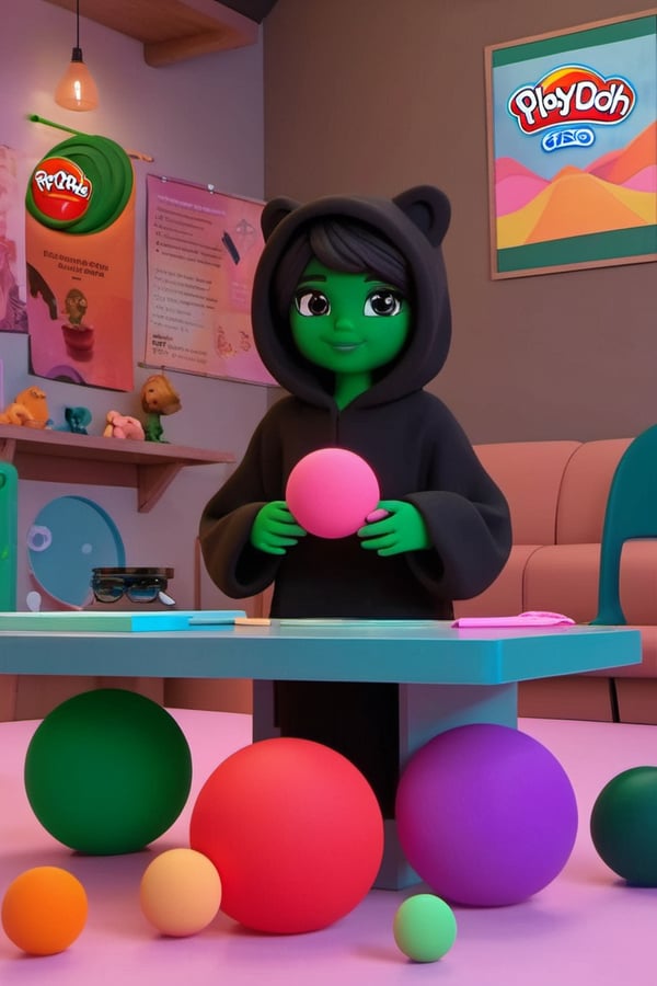 Play-Doh Girls | image created by Josluis0077 | Tensor.Art