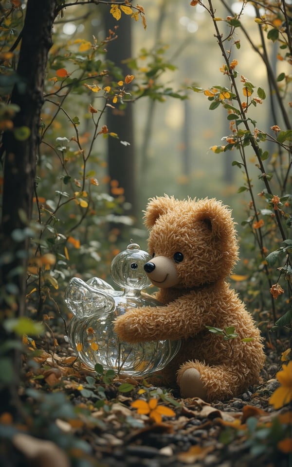 realistic, a very little teddy | image created by oath0900 | Tensor.Art