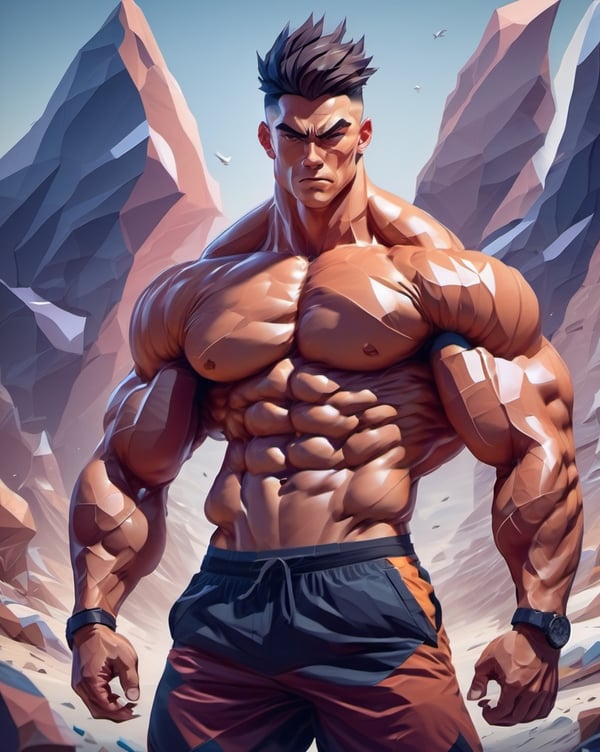 muscle man | image created by Archieちゃん🔧工事中 | Tensor.Art