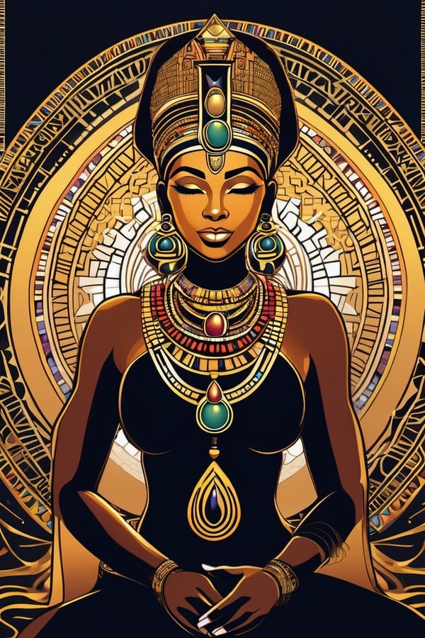 Queens of Kemet Collection: Vo | image created by acedawgbeatz | Tensor.Art