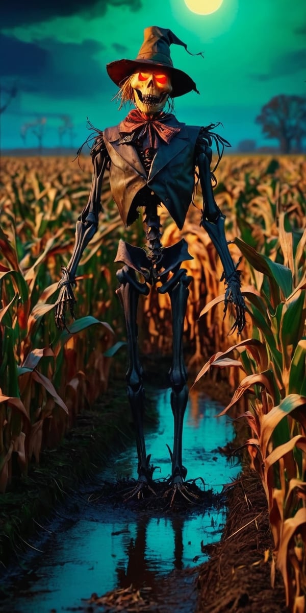 a scarecrow . Its body comb | image created by ctmaker | Tensor.Art