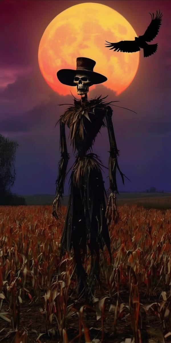 a scarecrow . Its body comb | image created by ctmaker | Tensor.Art