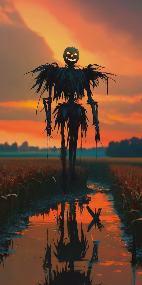 a scarecrow . Its body comb | image created by ctmaker | Tensor.Art