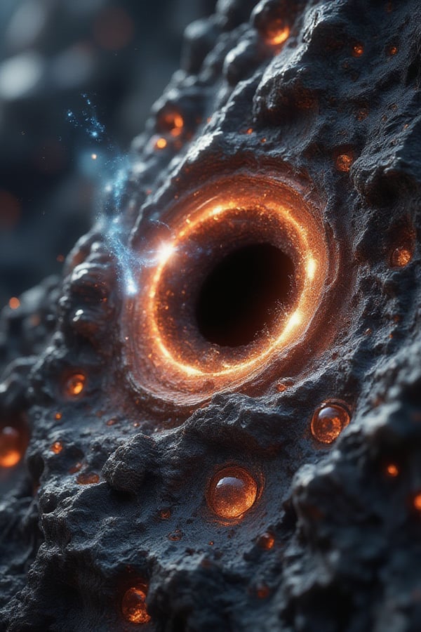 Micro Black hole in the pebble | image created by miramura101 | Tensor.Art
